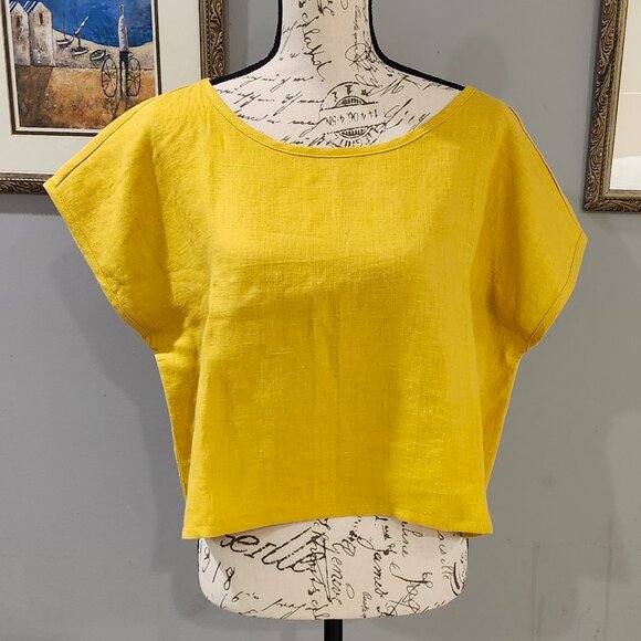 The Linen Handmade Studio | Tops | Nwt Linen Handmade Studio Ceylon ...